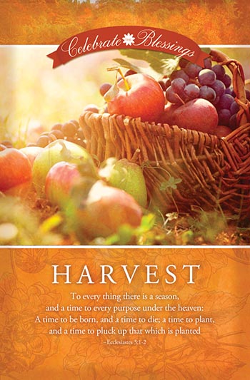 Bulletins, Celebrate the Blessings: Harvest | My Healthy Church®